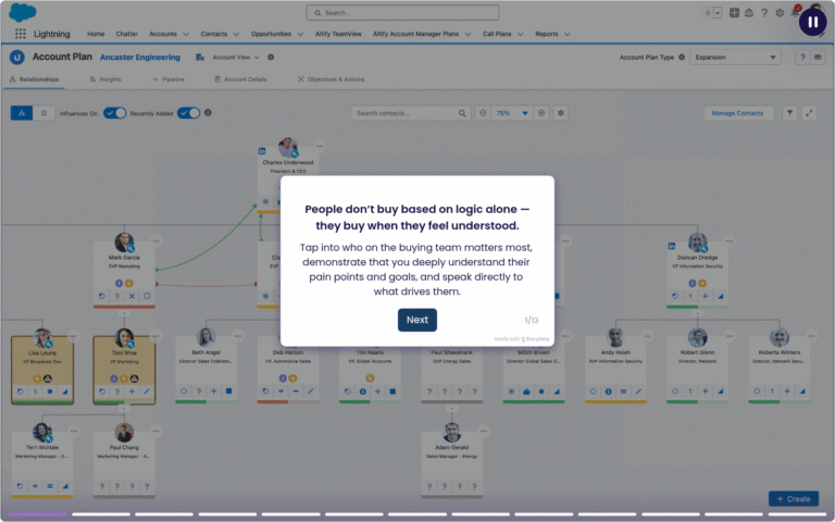 Insight Mapping Software for Sales Teams | Align Values & Customer Needs with Altify